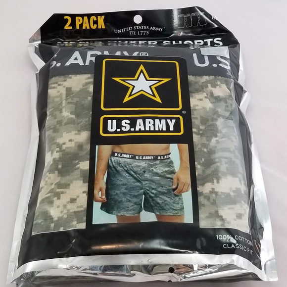 US Army | Underwear & Socks | Us Army Mens Boxer Shorts 2 Packs | Poshmark